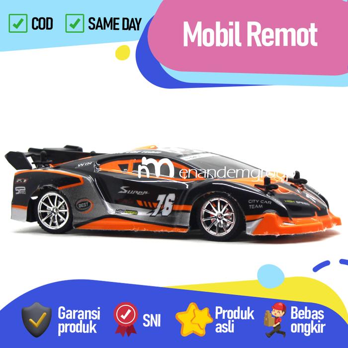 Jual RC Mainan Mobil Remot Kontrol Sedan Balap Lambo Quick Drive ...