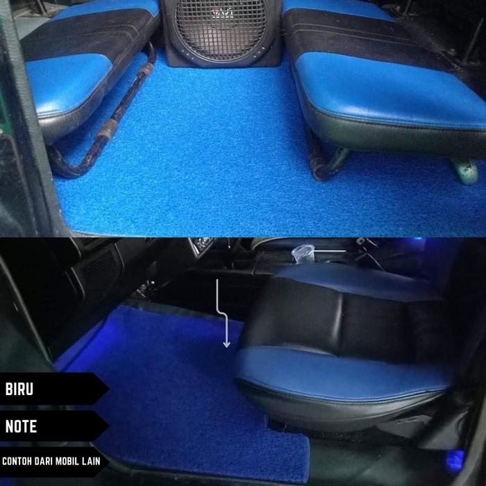 Jual Karpet Mobil Honda All New BRV B-RV 2022 2023 2024 Full Set - Biru ...
