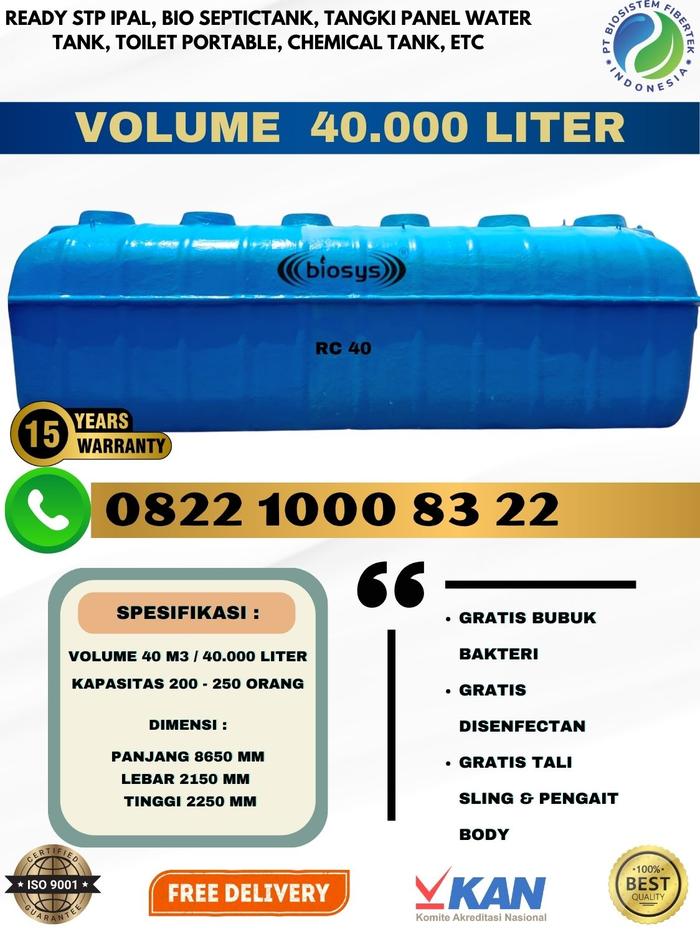 Jual Bio Septic tank Biosys Tipe RC 40 / 40.000 liter - Sepiteng ...