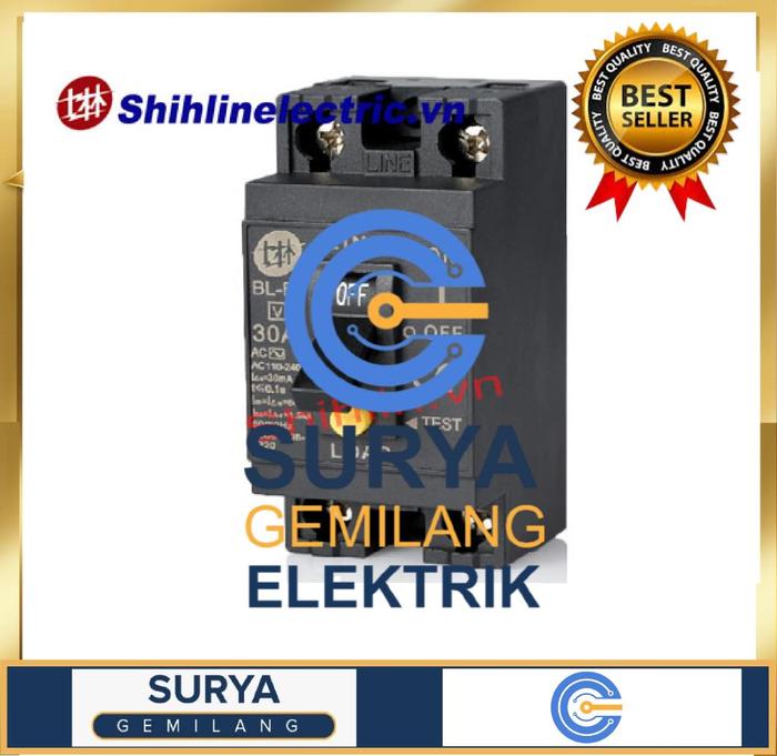 Jual ELCB Earth Leakage Circuit Breaker SHILIN BL-BF V 2P Pendeteksi ...