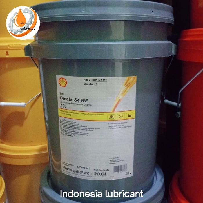 Jual Shell Omala S4 WE 460 Oil GEAR Synthetic PAG (ISO VG 460) Pail 20 ...