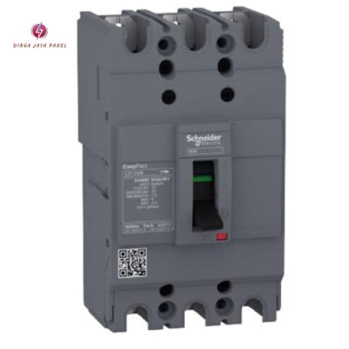 Jual MCCB SCHNEIDER EZC100F3060 3P 60A 10kA CIRCUIT BREAKER EASYPACT ...