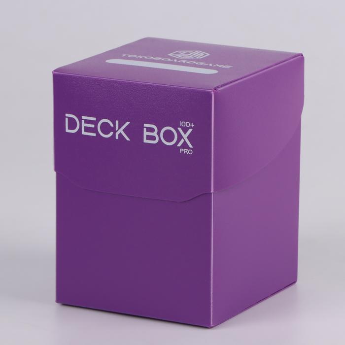 Jual Premium Deck Box 100+ Board & Card Game Deckbox - Purple 100 ...