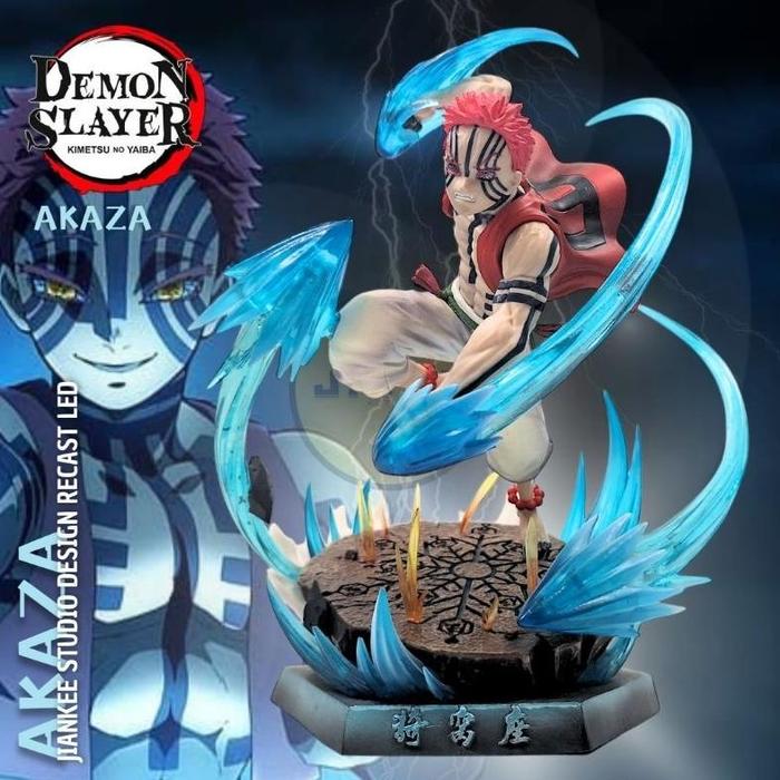 Jual [READY] ACTION FIGURE AKAZA DEMON SLAYER STATUE KIMETSU NO YAIBA ...
