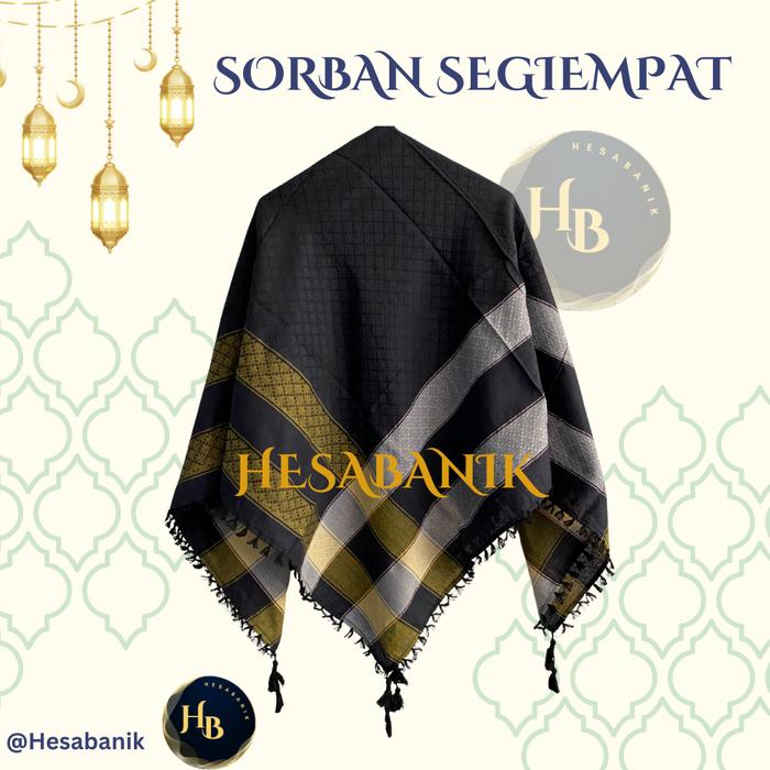 Jual Sorban motif kuncir / sorban imamah / sorban putih / sorban ...