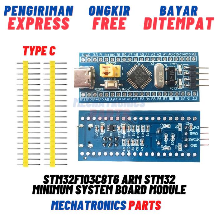 Jual STM32F103C8T6 ARM Minimum System Board Original Chip ...