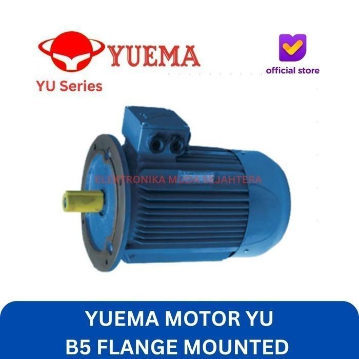 Jual Yuema Dinamo Elektro Motor 5.5KW 7.5HP 3 Phase 380V/660V 50HZ B5 ...