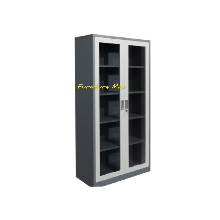 Jual Lemari Arsip besi kaca 2 pintu swing besi / Filling Kabinet ...