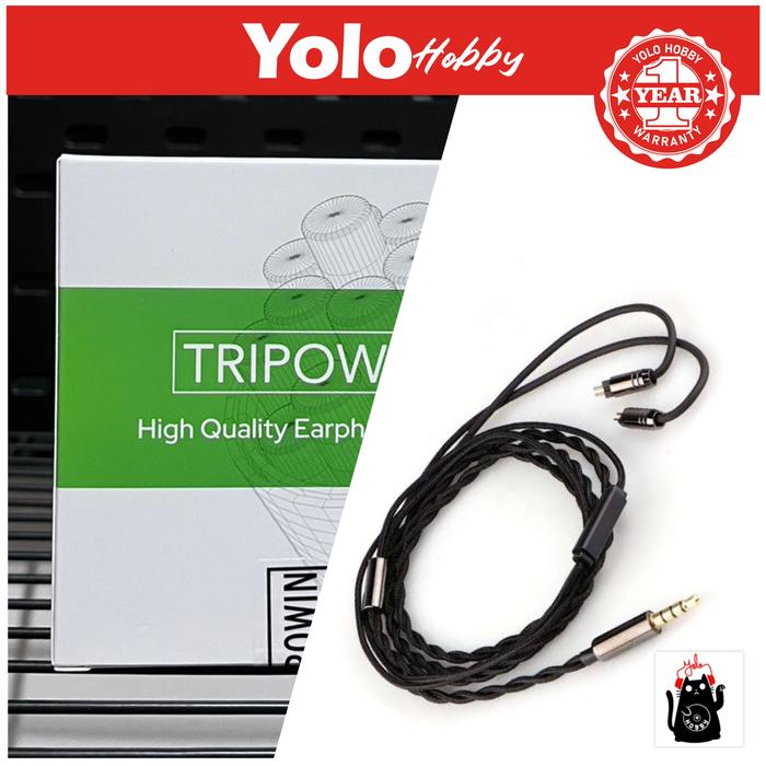 Jual Tripowin zombur high purity 4N ofc upgrade iem earphone cable with ...
