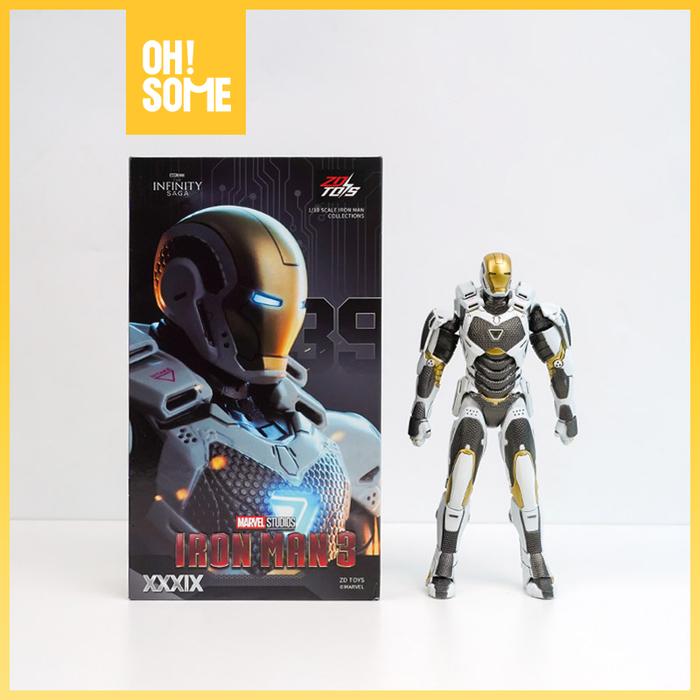 Promo OHSOME ZD Toys Marvel Iron Man Mark 39 Action Figure Patung ...