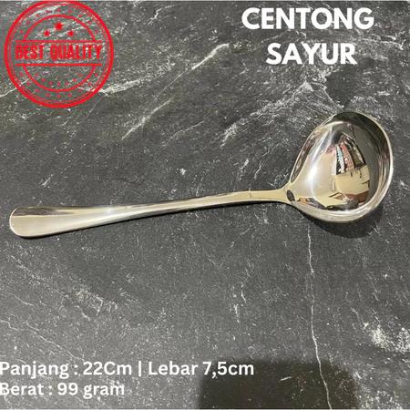 Jual [1pc] Buffet Serving Spoon | Soup Gravy Ladle | Sendok Saji Sendok ...