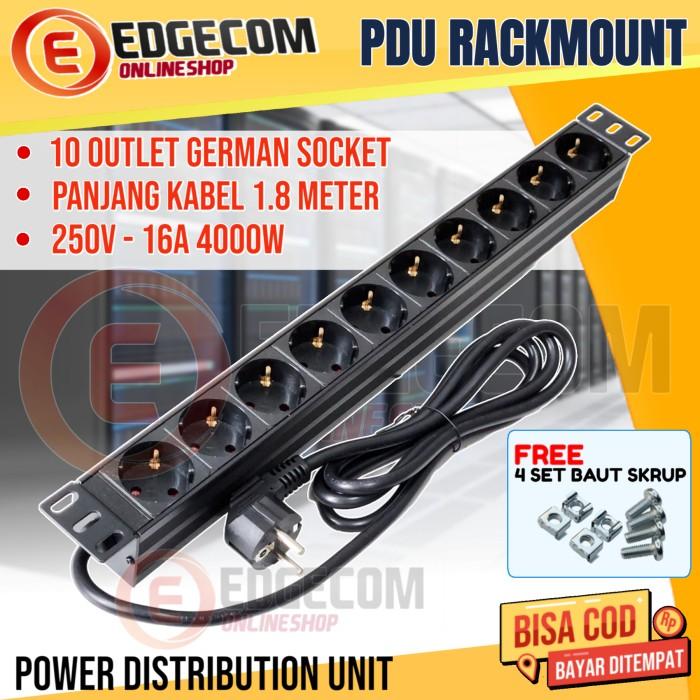 Jual PDU Power Distribution Unit 8 Socket German Outlet Server Rack 1,8 ...