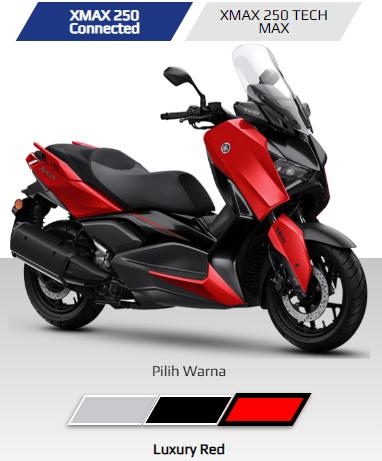 Jual Motor Xmax 2024 Merah Baru / Yamaha All New Xmax Conected 2024 ...