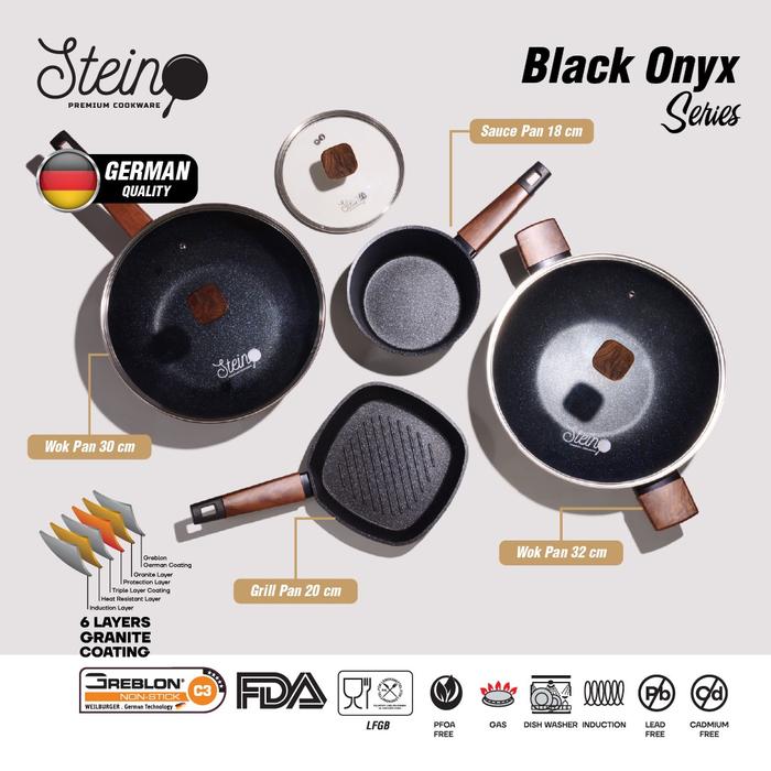 Jual Stein Cookware Paket Onyx by Steincookware - Hitam - Jakarta Barat ...