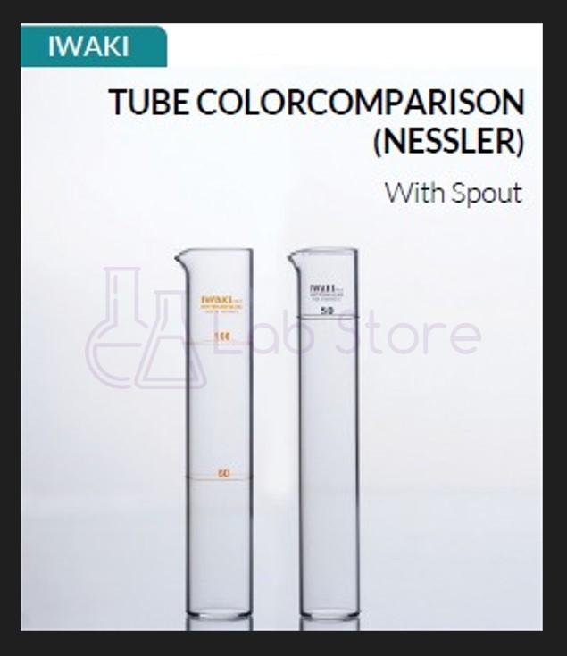 Jual Tabung Nessler 50 ml Tube Color Comparison White Graduation ...