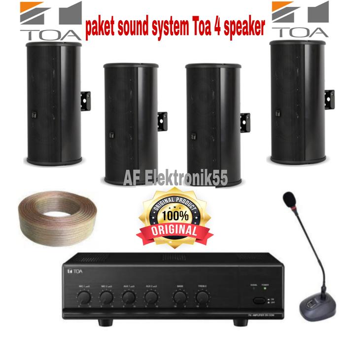 Jual Paket Sound System Toa Ruangan 4 Unit Speaker Colum - Jakarta ...