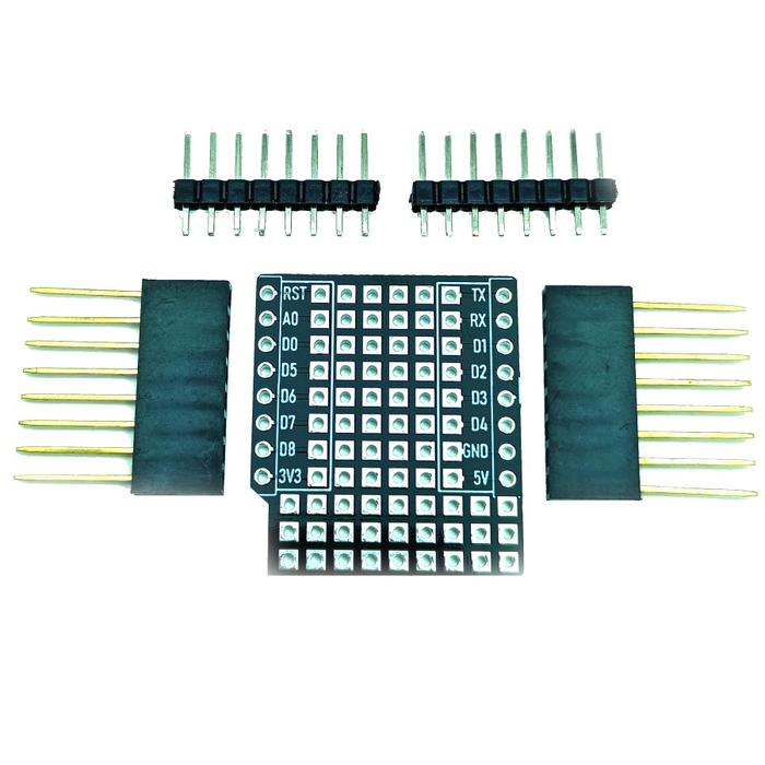 Jual Wemos D1 Mini PCB Proto Shield plate for DIY Shield D1mini project ...