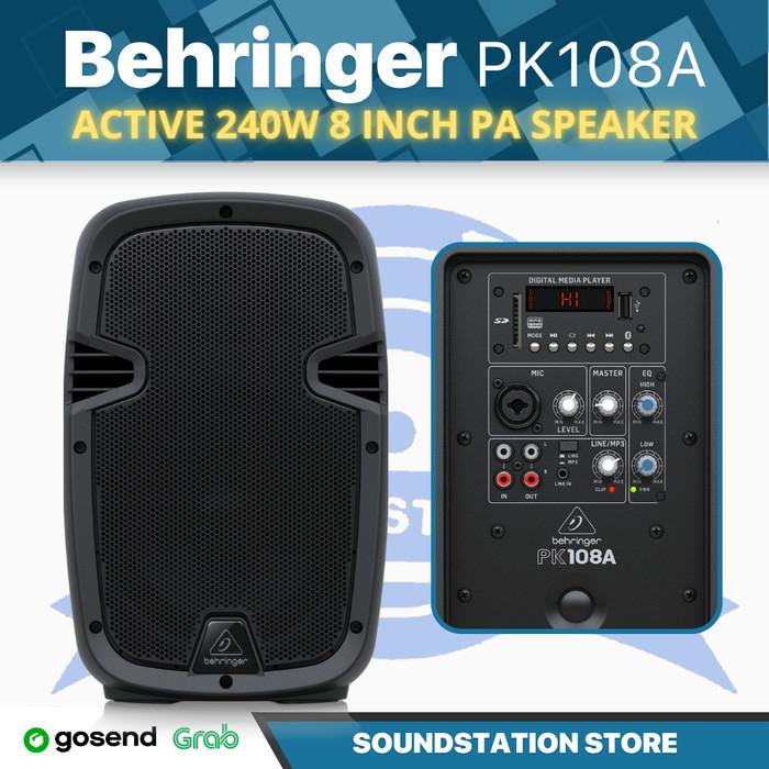 Promo Behringer PK108A Active 240W 8 inch PA Speaker | Spiker Aktif ...