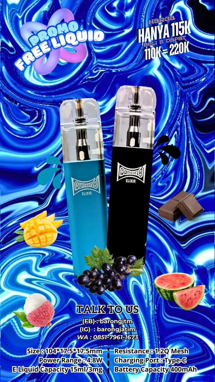 Jual Vape Disposable BN01 Free Liquid - Kota Surabaya - Barong Jatim ...
