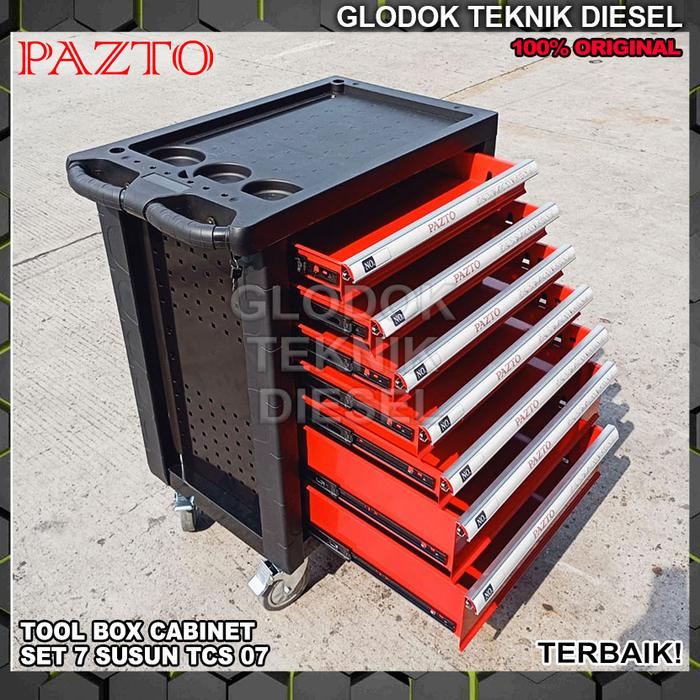 Jual Kotak Lemari Tool Box Cabinet Trolley 7 Drawer WIPRO TCT07D TCT-07D - PAZTO TCS 07 - Kota ...