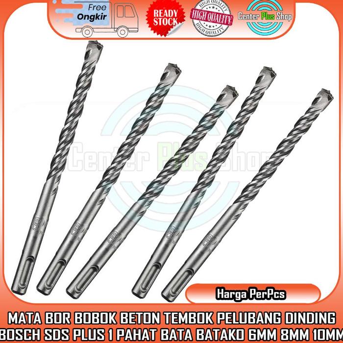 Jual MATA BOR BETON BOSCH SDS PLUS 1 BOOR TEMBOK 6 8 10 12 14 16 MM ...