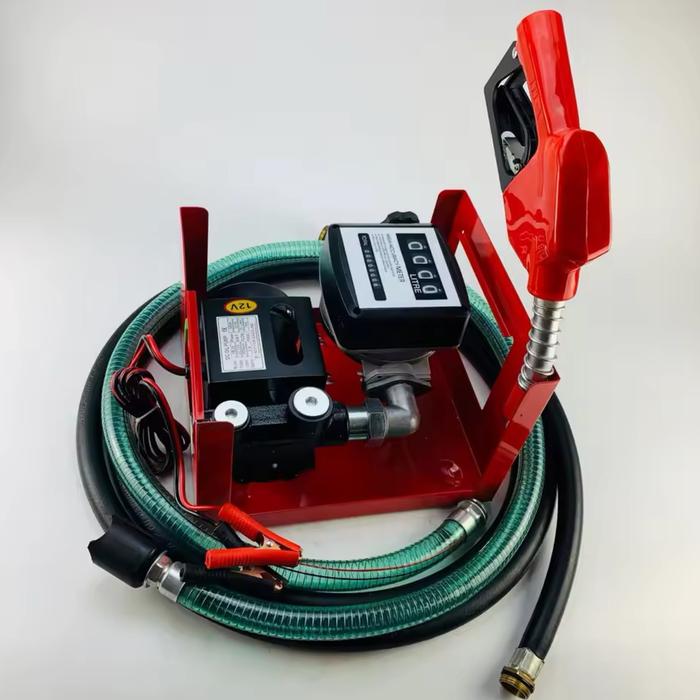 Jual Pompa solar Pompa transfer BBM Flow meter Solar/Oli DC 12/24V 70 ...