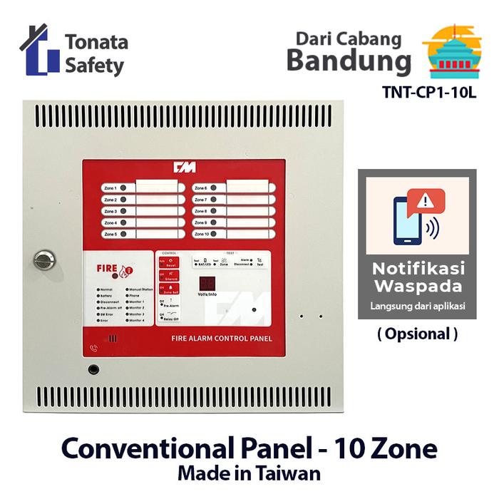 Jual Fire Alarm Control Panel 10 Zone Tonata / MCFA Conventional - Kota ...
