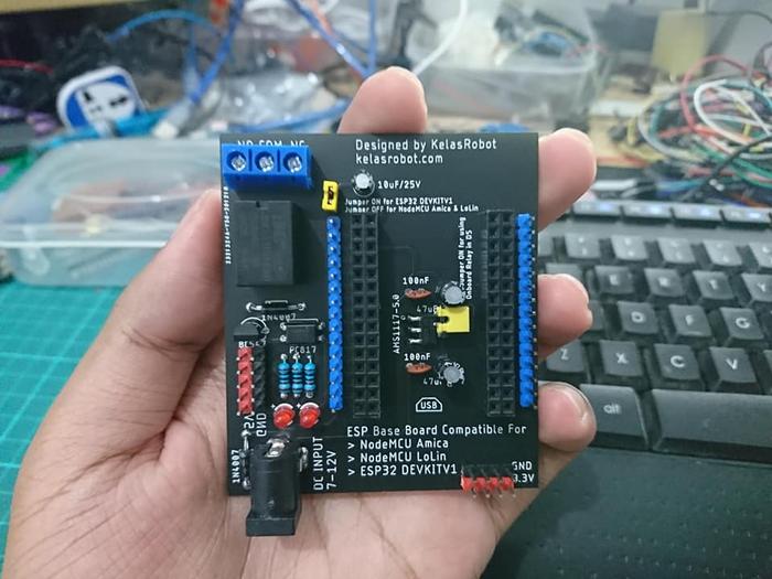 Jual ESP32 Shield | ESP-32 DOIT DEV-kit WROOM 32 30Pin | Plus Relay ...