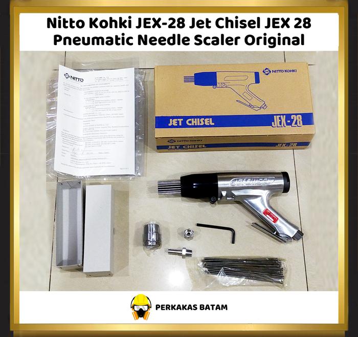 Jual Nitto Kohki JEX-28 Jet Chisel JEX 28 Pneumatic Needle Scaler Original - Kota Batam ...