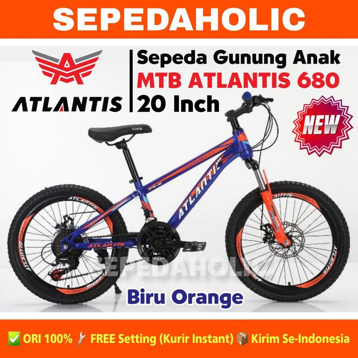 Jual Sepeda Gunung MTB ATLANTIS 20 Inch Rem Cakram 21 Speed Usia 8-12 ...