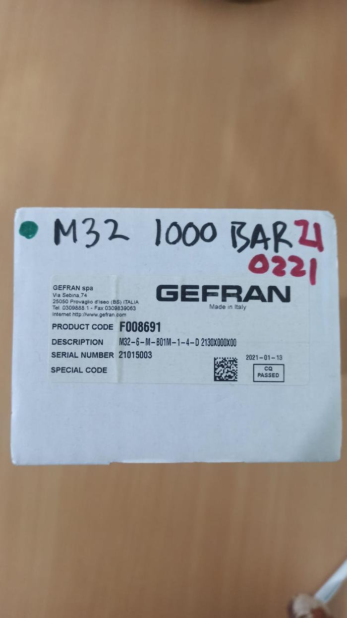 Jual GEFRAN M32-6-M-B01M-1-4-D 2130X000X00 (F008691) - Jakarta Barat - Automation & Link | Tokopedia