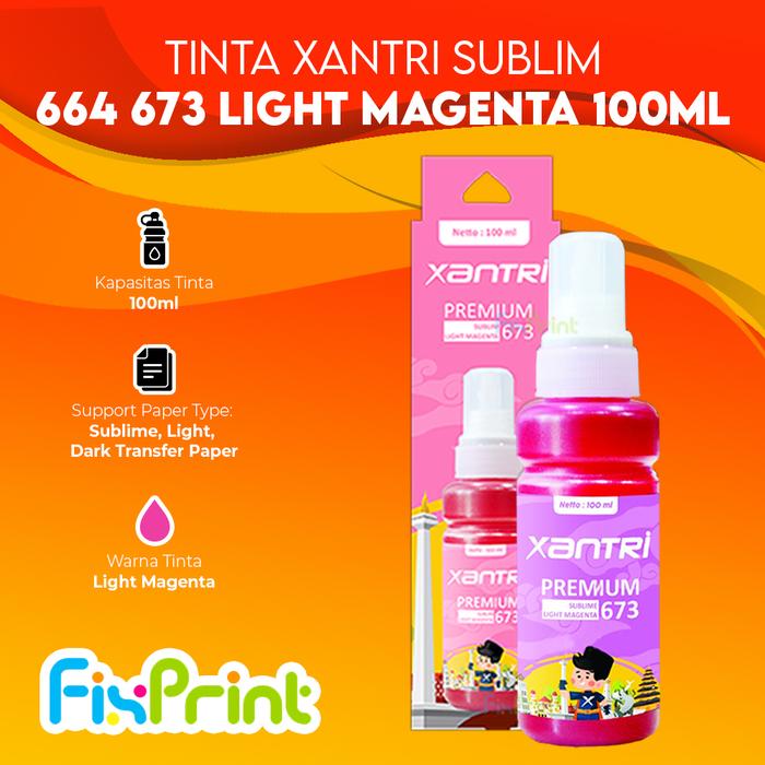 Jual Tinta Xantri Sublim 1Liter Tinta Xantri Sublimation 664 100ml ...