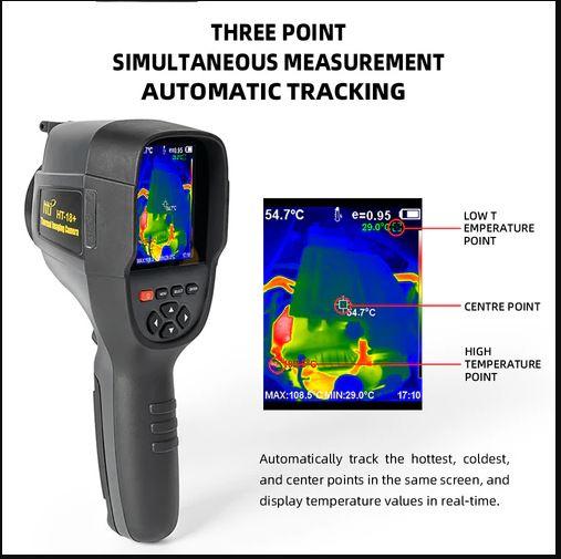 Jual Ht18+ 256x192 handheld Industrial thermal imager imaging kamera camera infrared temperature ...