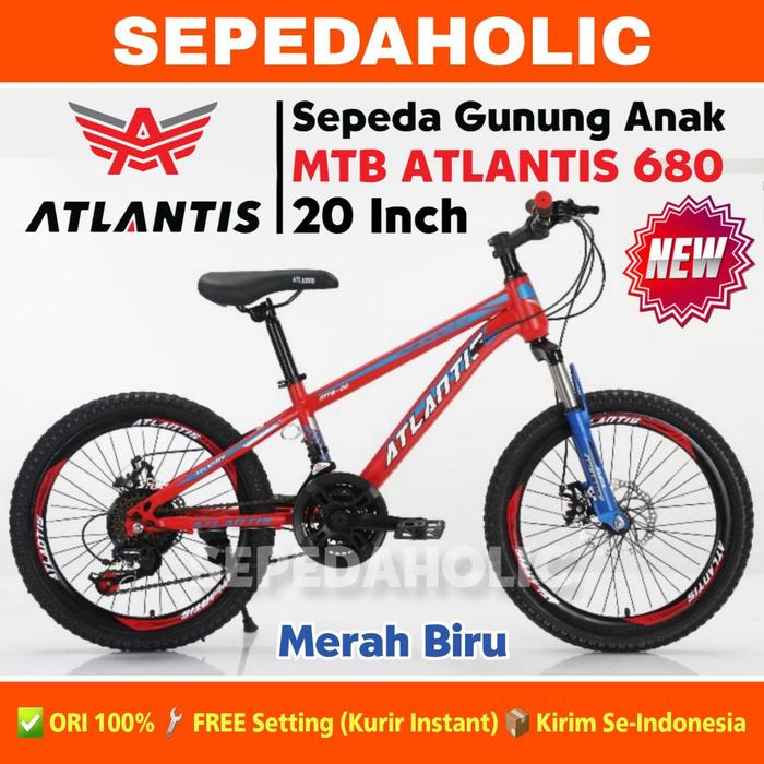 Jual Sepeda Gunung MTB ATLANTIS 20 Inch Rem Cakram 21 Speed Usia 8-12 ...
