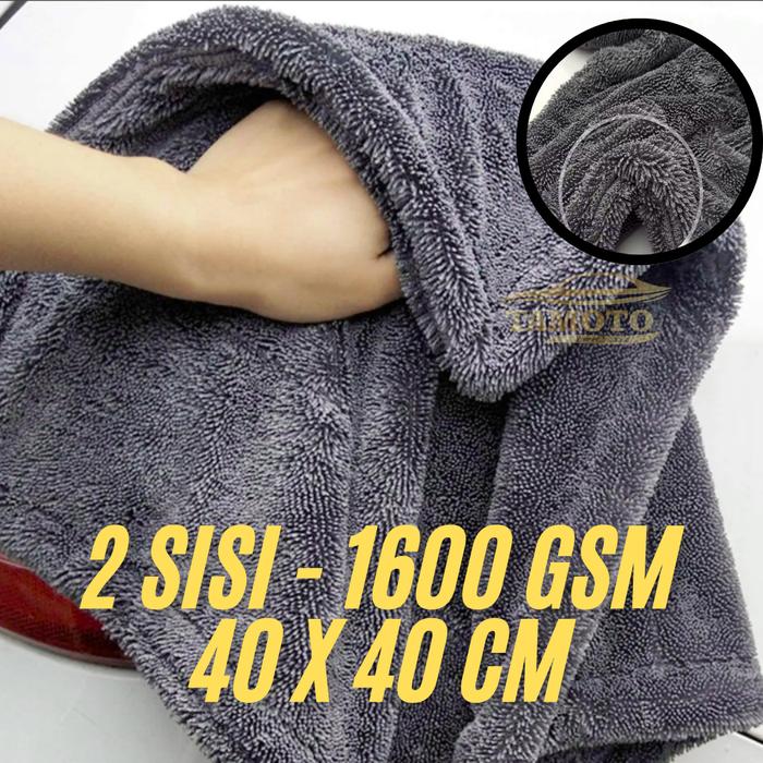 Promo Lap Microfiber Jumbo 1600 GSM / Drying Towel Besar Kain Handuk ...