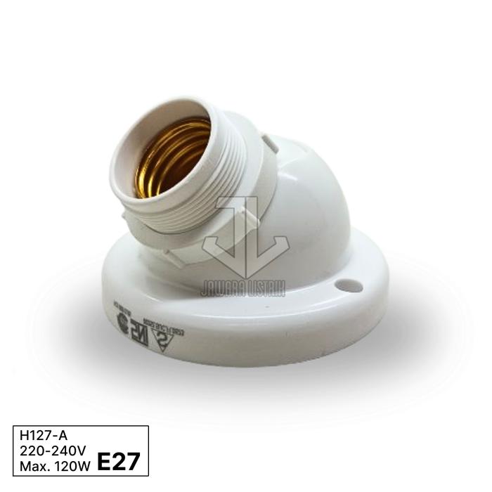 Jual FITTING LAMPU PLAFON E27 ADJUSTABLE H127A BISA ATUR SUDUT ...