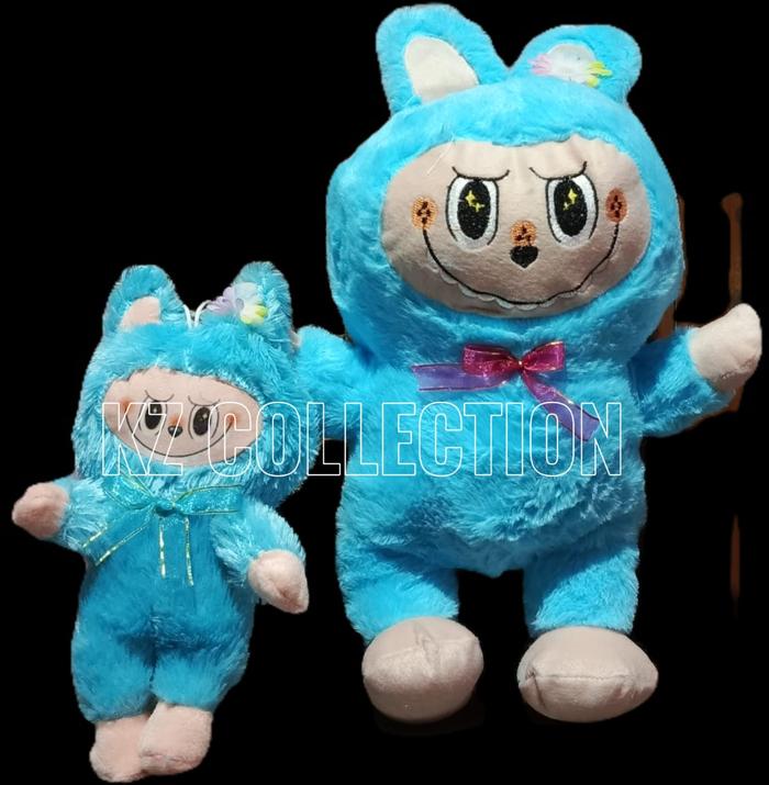 Jual BONEKA LABUBU THE MONSTER 50 CM IBU DAN ANAK - Biru, ANAKNYA SAJA ...