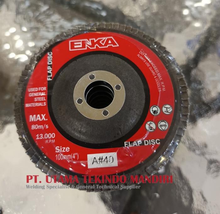Jual Batu Amplas Susun / Flap Disc ENKA 4" untuk Metal & Stainless ...