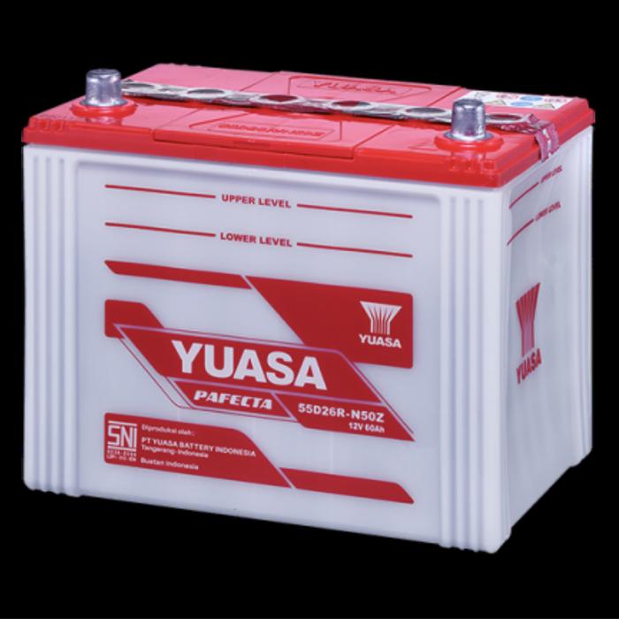 Jual Yuasa Pafecta N50Z N-50Z 55D26R Accu Aki Mobil Basah 12 Volt 60 ...