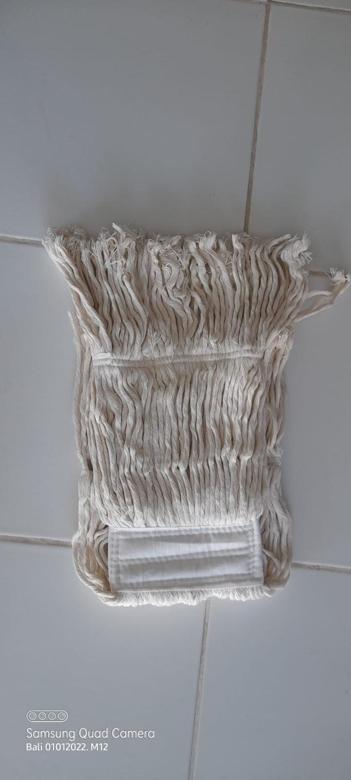Jual Mop pel lantai/ Cotton Mop/ Alat Pel Lantai - Putih - Kota ...