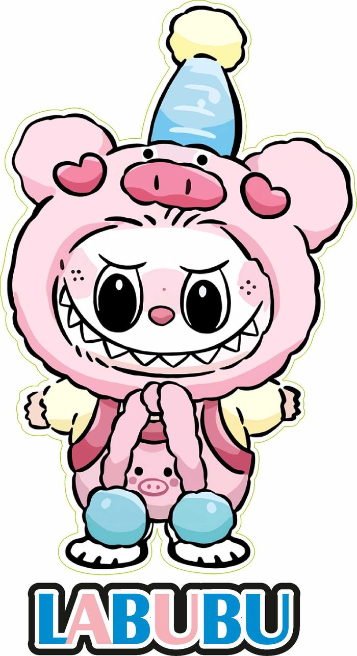Jual Stiker Vinyl Labubu Dekorasi Sepeda Motor, Sepeda Listrik, Dinding ...