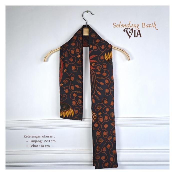 Promo Selendang batik katun lembut jarik adat jawa pria dan wanita syal ...