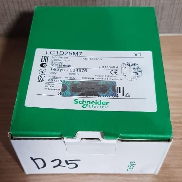 Promo Kontaktor LC1D25 M7 220 V Contactor LC1 D25 220 Volt Schneider ...