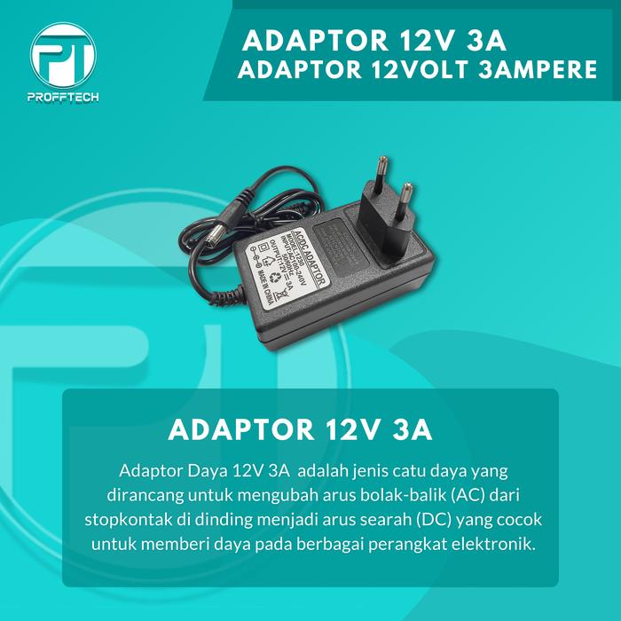 Jual Adaptor 12V 3A / adaptor 12 volt 3 ampere,original - ADAPTOR 12V ...