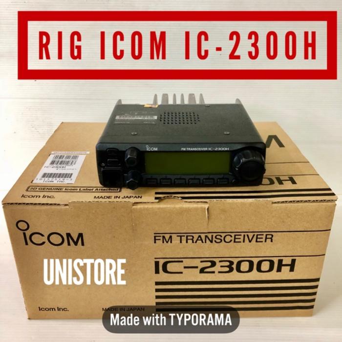Jual Rig iCom IC-2300 H / IC2300 65Watt VHF - iCom 3500 - Jakarta Utara ...