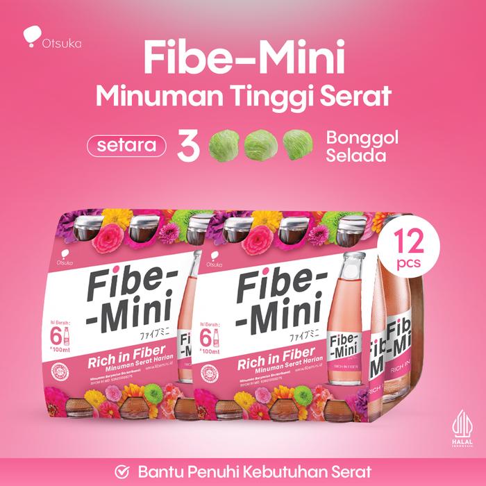 Promo FIBE MINI 100 ml - Package isi 12 Botol - Jakarta Timur - Otsuka ...
