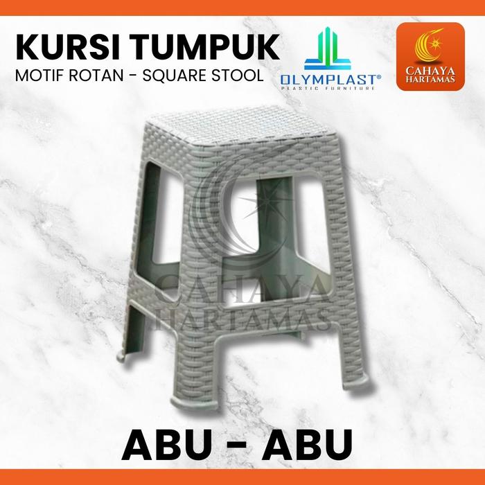 Promo PROMO !! Olymplast Kursi Bakso Rattan Square Chair Kursi Baso ...
