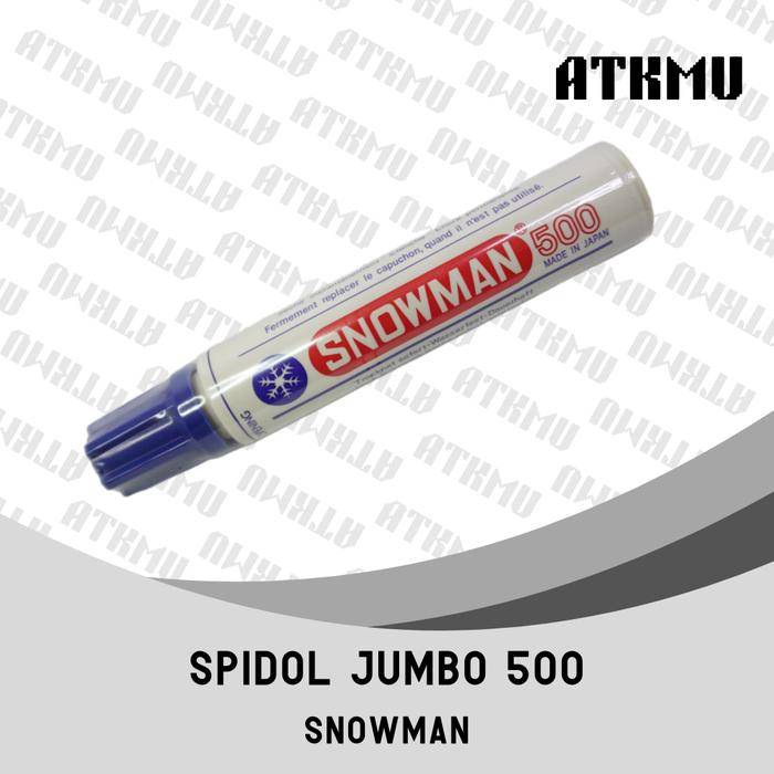Jual Spidol Papan Tulis Jumbo Permanent Marker SNOWMAN J-500 - Merah ...