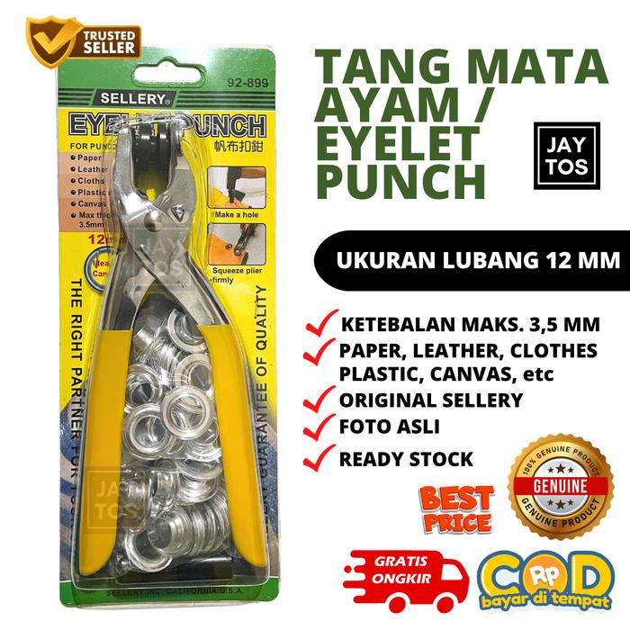 Jual Sellery 92-899 Tang Mata Ayam Pelubang 12 mm Eyelet Punch ...