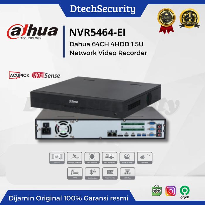 Jual NVR DAHUA 64CH NVR-5464-4KS2 \NVR DAHUA 8MP-4 SLOT HDD 4K BEST ...